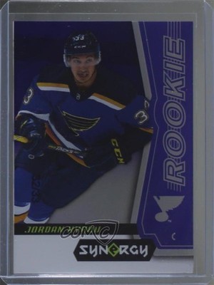 2018-19 Upper Deck Synergy Rookies Purple /33 Jordan Kyrou #79 Rookie ...