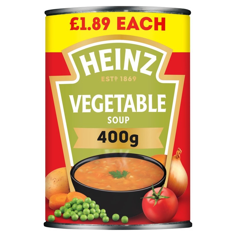 HEINZ Soup Choose from Different Flavours 400g Cans Selection (PACK OF ...