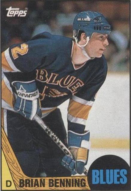1987-88 Topps - Brian Benning #122 (RC) for sale online | eBay