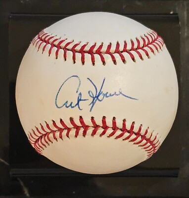 Art Howe Autographed OMLB Baseball-Oakland A's Moneyball Manager; RARE ...