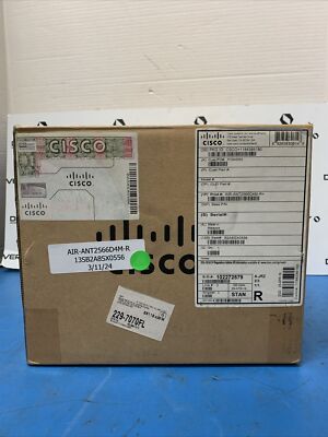 Cisco Aironet 6dBi Dual Band 60 Degree Patch Antenna AIR-ANT2566D4M-R ...