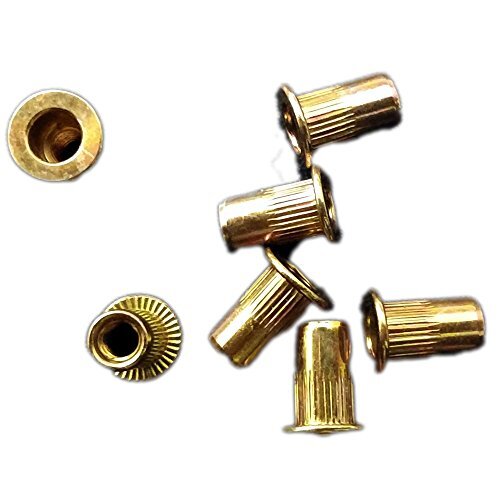 -100Pcs-M4 x 11mm-Zinc Plated-Flat Head-Carbon Steel-Rivet Nut Rivnut ...