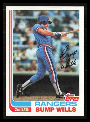 Bump Wills 1982 Topps #272 Texas Rangers | eBay