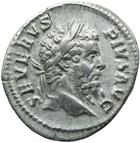 009. Roman Silver Coin. SEPTIMIUS SEVERUS, AR Denarius. Rome. Neptune ...