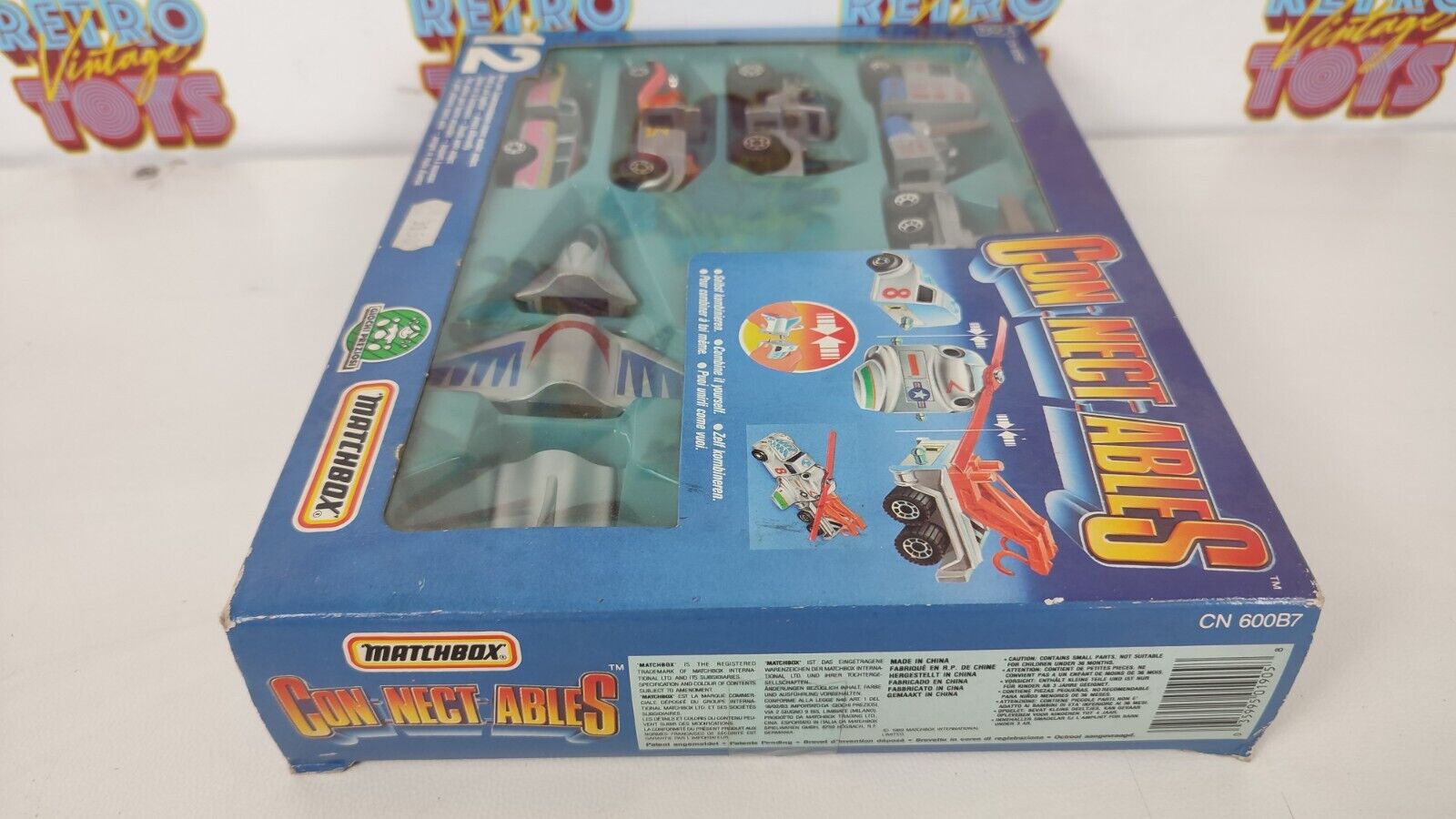 CONNECTABLES 12 PZ MATCHBOX '89 VINTAGE MISB CON NECT ABLES PLAY SET ...
