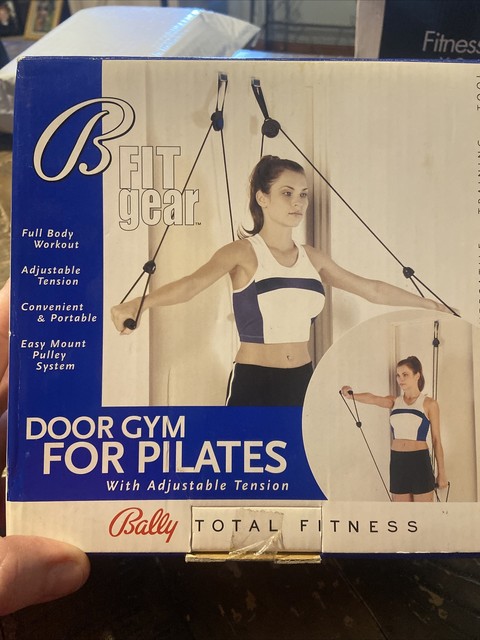 Bally Total Fitness Door Gym for Pilates B Fit Gear Pulley System Adj ...