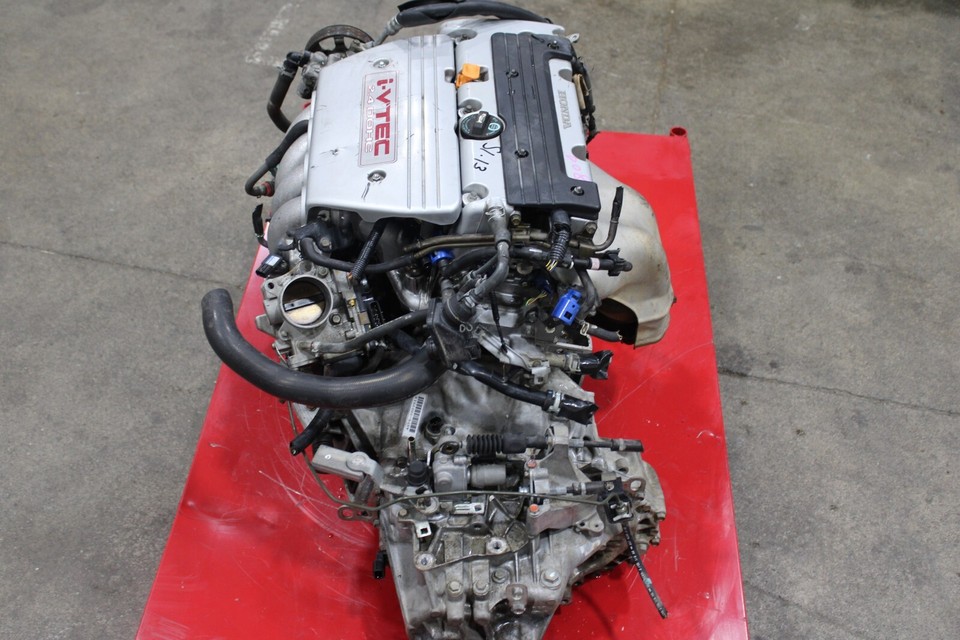 Jdm Honda K24A 2.4L 4Cyl Dohc Vtec Engine 6 Speed Manual Transmission ...