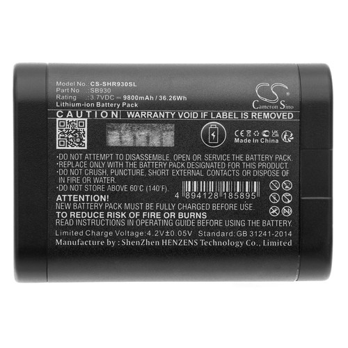 BATTERIE 9800mAh SB930 For Shure MXCW640, Powers MXCW640 Wireless ...