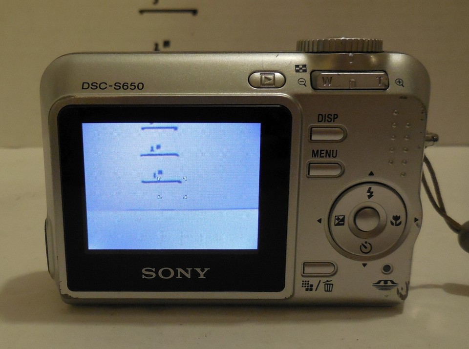 Sony Cyber-shot DSC-S650 7.2MP Digital Camera - Silver Tested Works ...