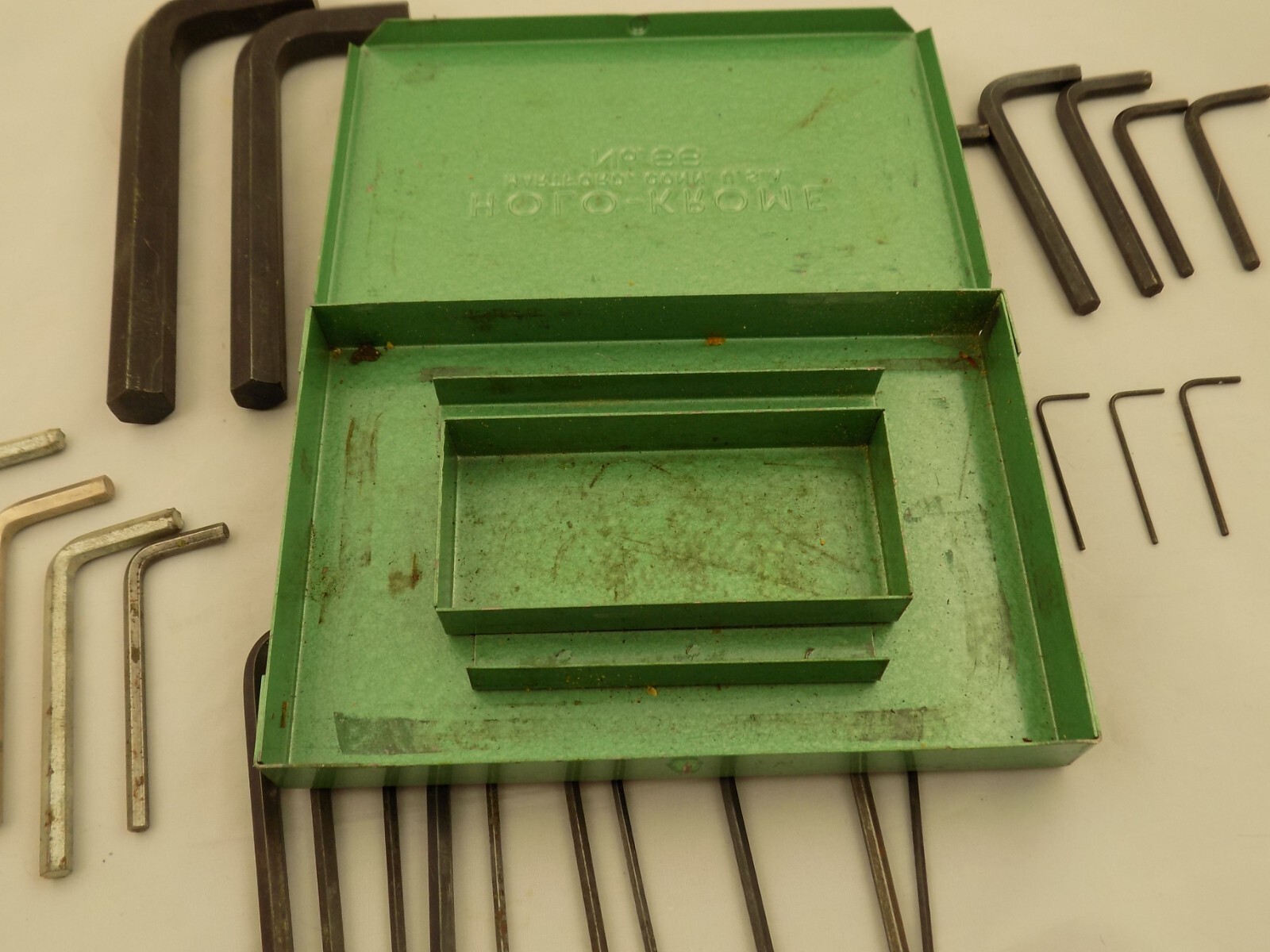 Vintage Holo-Krome No 66 Socket Screw Key Set With Case-Includes 35 ...