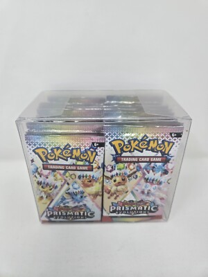 36 Pokemon Prismatic Evolutions Booster Packs, loose from elite trainer ...