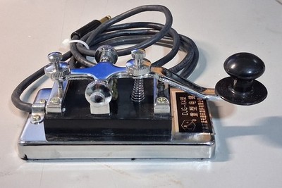 K4 CW Shortwave Morse Key CW Morse Code Keyer Hand Key Military Key 6 ...