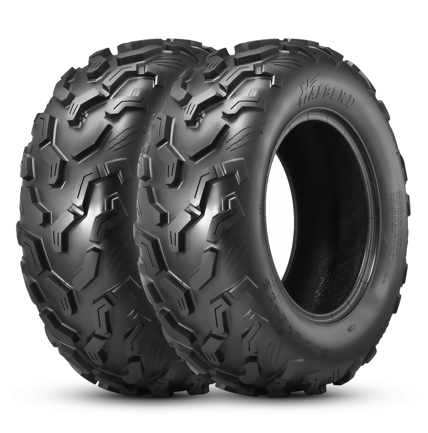 Set 2 24x8-12 ATV Tires 6PR 24x8x12 UTV Trail Mud All Terrain 24x8.00 ...