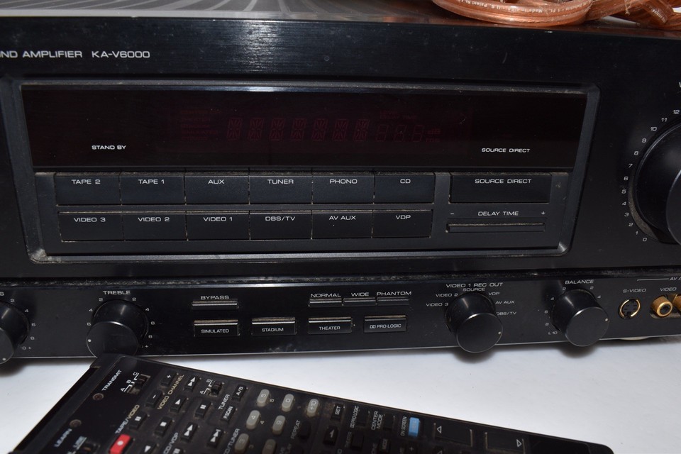 Kenwood KA-V6000 Amplifier Made In Japan No Remote Control With Remote ...