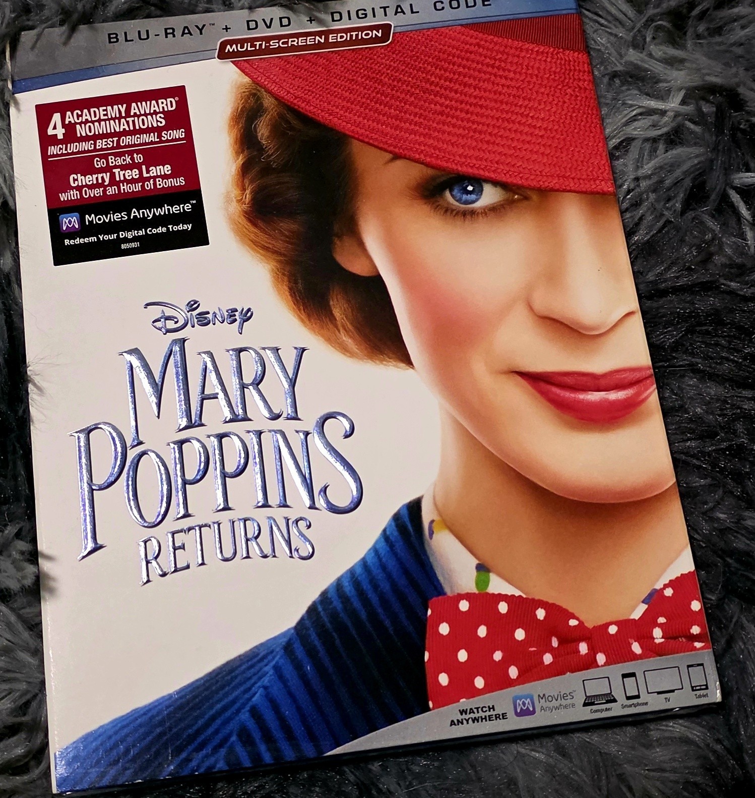Mary Poppins Returns Multi-Screen Edition Disney Blu-Ray DVD Digital ...