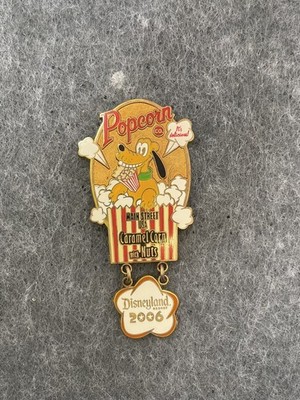 2006 Disneyland Limited Edition 1000 Pluto Popcorn Caramel Corn Lapel ...