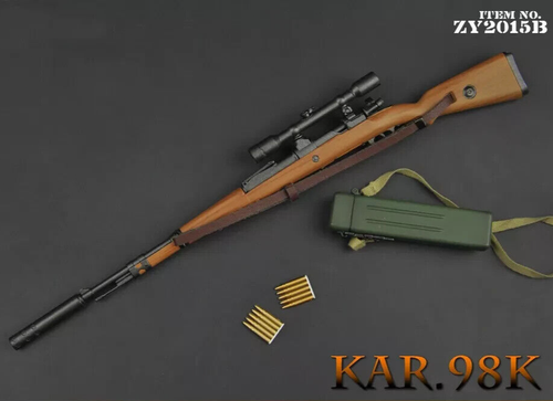 1/6 WWII German KAR 98K Sniper Rifle For 12" Action Figure Soldier War ...