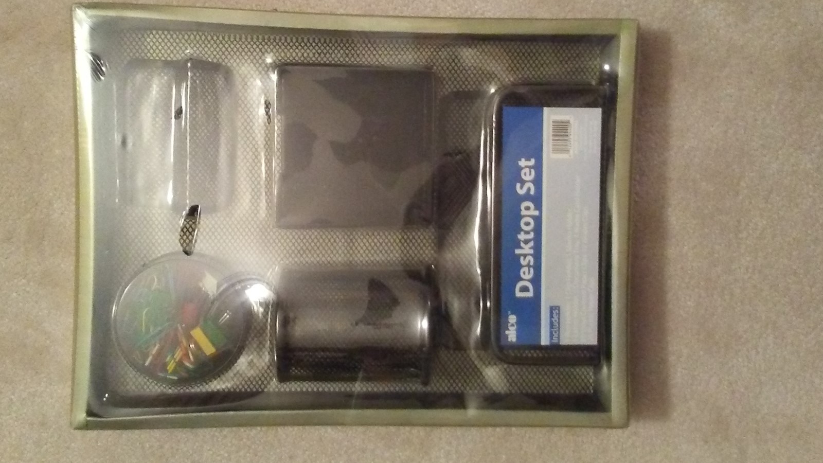 ALCO METAL MESH DESKTOP ORGANIZER SET 6 PC | eBay