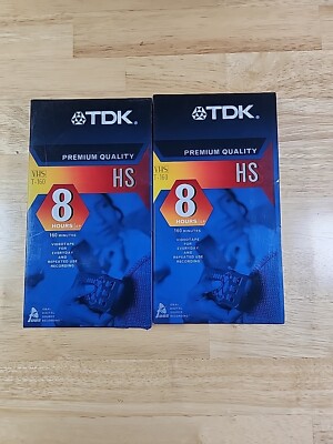 2 TDK VHS T-160 | eBay