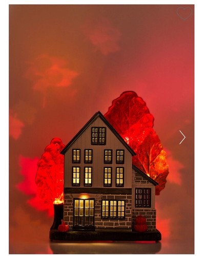 BATH AND BODYWORKS FALL PROJECTOR WALLFLOWERS PLUG IN HOUSE AND LEAVES ...