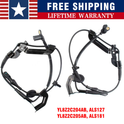 2x For 2001 - 2008 Ford Escape Front Left+Right ABS Wheel Speed Sensor ...