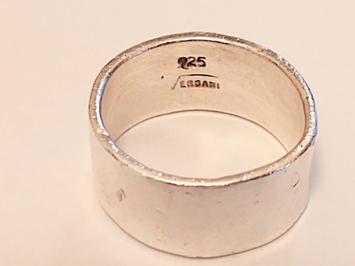 Authentic Versani Sterling Silver 925 Wide Ring /Pendant US Size 9 1/4 ((286)) | eBay