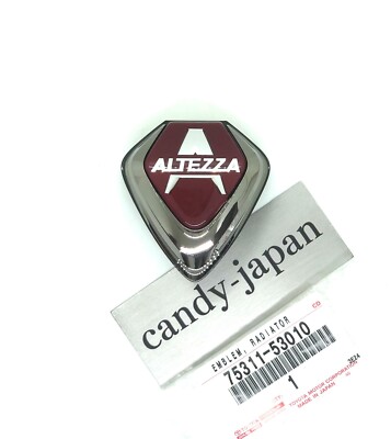 Toyota Genuine Front Grill Emblem Red Badge Lexus Altezza IS300 00-05 ...