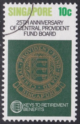 Specimen, Singapore Sc353 Central Provident Fund Board 25th Anniversary ...