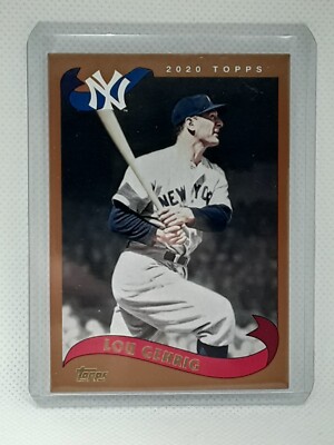 Lou Gehrig 2020 Topps Archives Baseball - (2002) #281 - New York ...