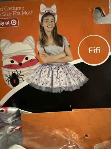 Kids Squishmallows FIFI Halloween Costume Squishmallow Headband And ...