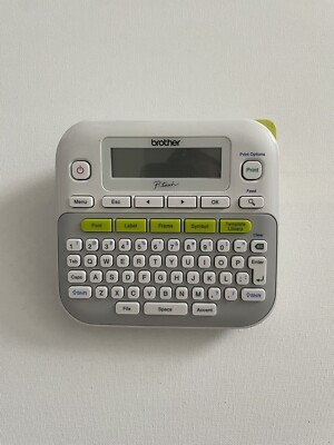 Brother PTD210 P-Touch Easy Compact Label Maker - White Used Tested ...