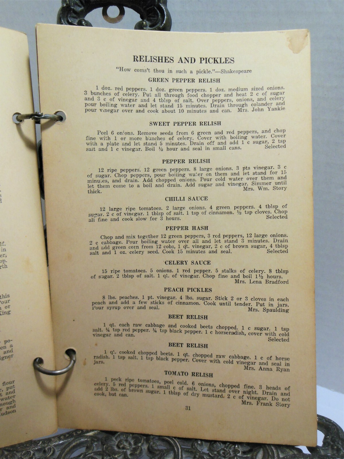 Vintage M E Church Cookbook Wheeler Michigan Historic Recipes w ...