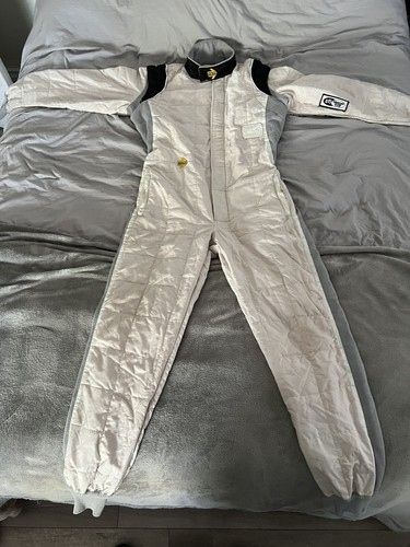 MOMO Racing XL One White Race/Fire Suit Size 56 Brand New | eBay