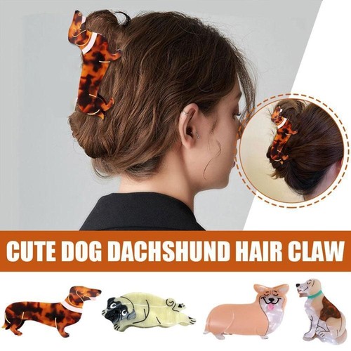 Geometric Shark Clip Animal Shape Hair Grab Cute Acrylic Headwear Women ...