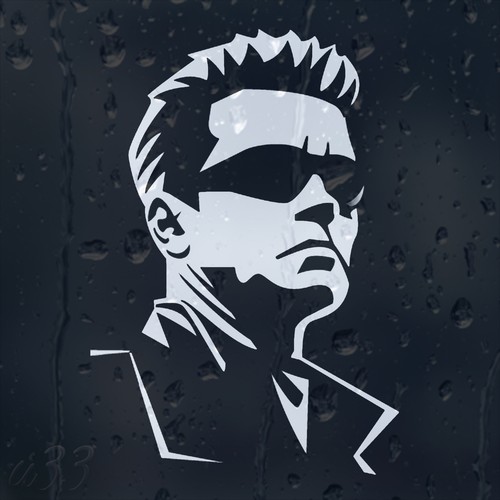 Terminator Arnold Schwarzenegger Car Bumper Window Decal Vinyl Sticker ...