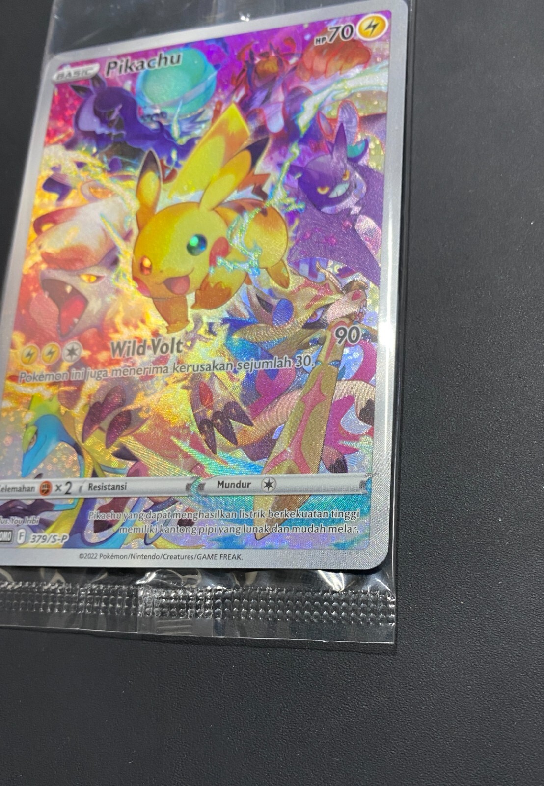Pikachu Promo SA 379/S-P Full Alt Art Precious Pokemon Card Indonesian ...