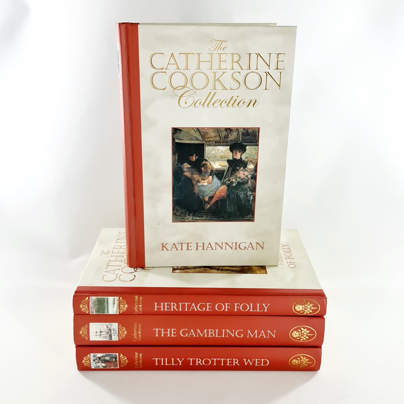4x The Catherine Cookson Collection Red Spine Hardcover Romance ...