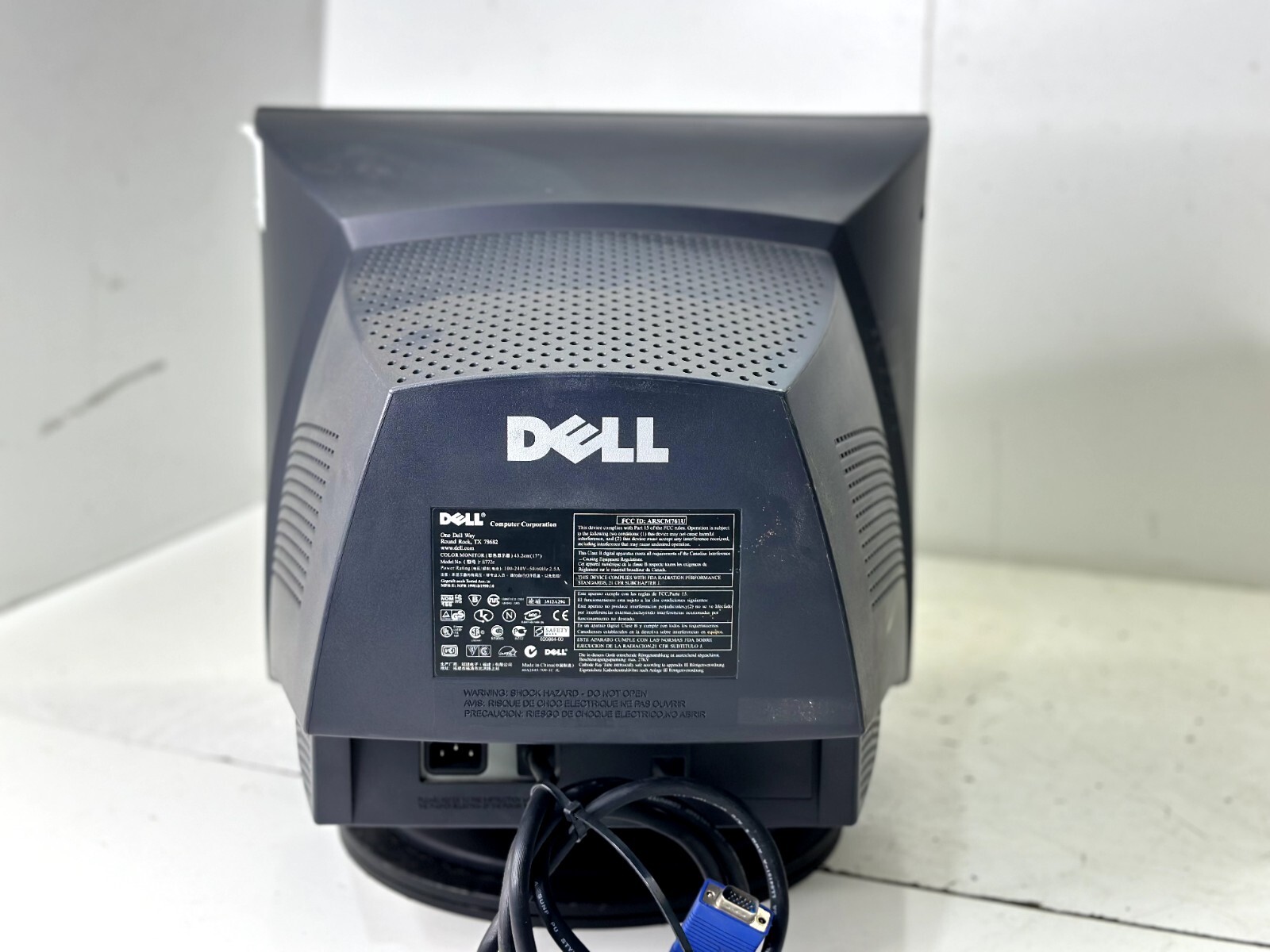 Dell E772C Color Monitor CRT Vintage Retro Gaming for sale online | eBay