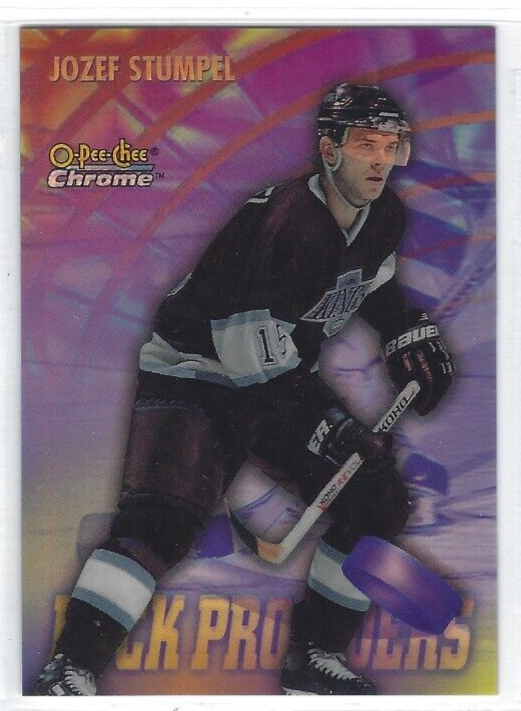 1998-99 OPC Chrome Season's Best Puck Providers #SB24 Jozef Stumpel ...