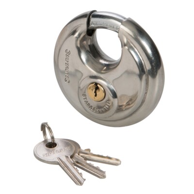70MM STAINLESS STEEL DISC PADLOCK 292707 | eBay UK