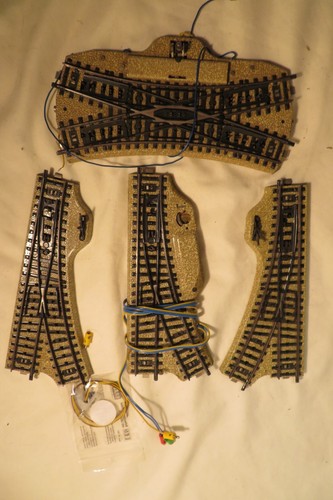 MARKLIN HO SCALE GAUGE 90* CROSSOVER LEFT & RIGHT HAND SWITCHES TRACK ...