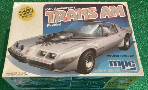 MPC 10th Anniversary Trans Am Firebird Vintage 1979 1/25 Model Kit NEW ...