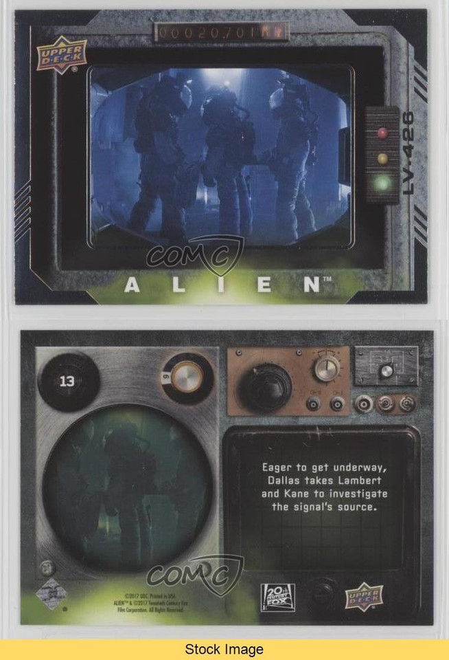 2017 Alien Movie Silver Foil Modern Arthur Dallas Joan Lambert #13 READ ...