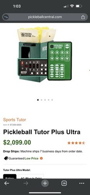 Pickleball Machine Kept Indoors Great Shape Comes with All Balls And ...