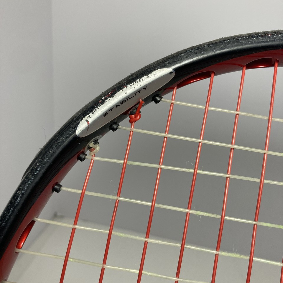 Prince O3 Red Midplus Tennis Racket - 4 1/4" Grip - 105 sq. in. - 1100 ...