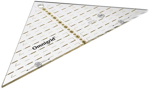 8" Right Triangle Ruler, Quarter-Square Triangle Quilting Ruler | eBay