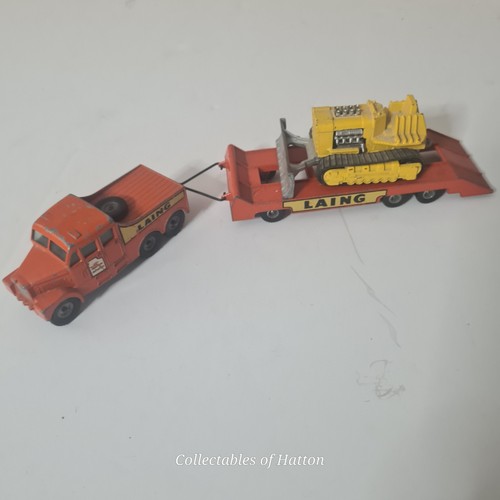 Lesney matchbox King size series No8 Laing Scammell 6x6 tractor and low ...