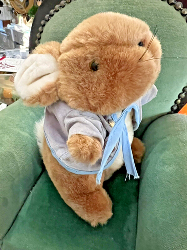 Eden Peter Rabbit Plush Stuffed Animal Toy Vintage Beatrix Potter ...