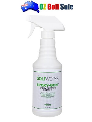 GolfWorks Golf Epoxy-Gon Epoxy Cleaning Solvent - 16oz Spray Bottle ...
