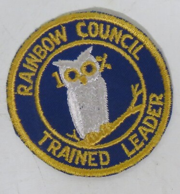 Boy Scouts of America "Rainbow Council Trained Leader" BSA | eBay